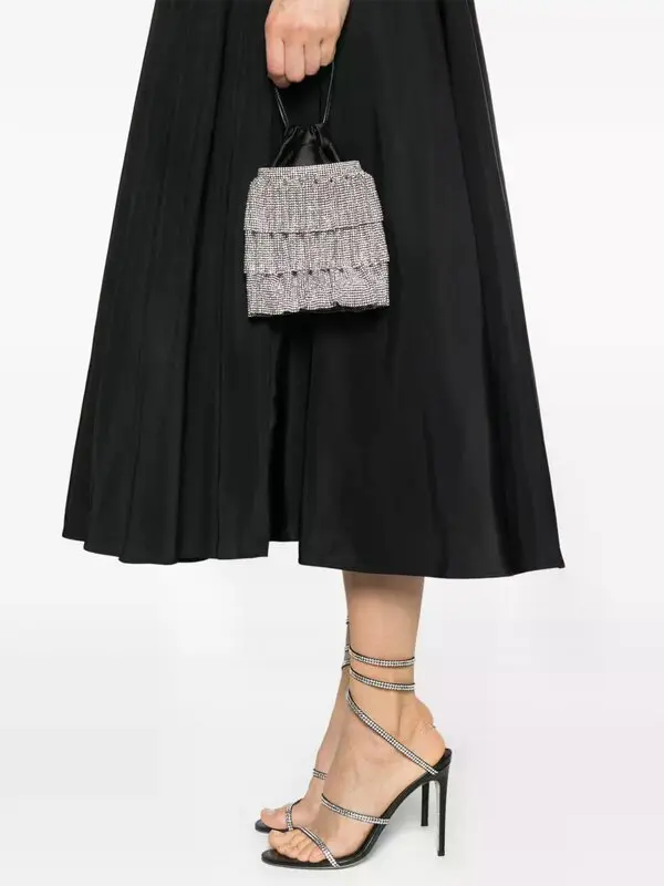 NISSA Sleeveless Midi Dress - Black