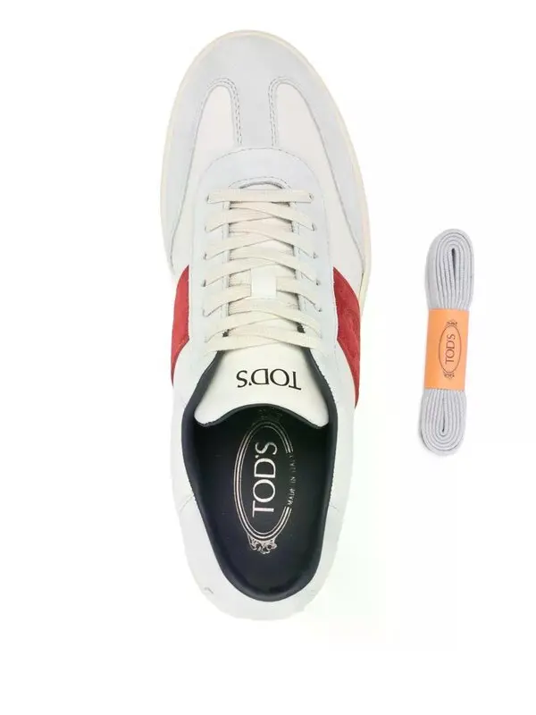 TOD'S Tabs Suede Sneakers - Neutrals