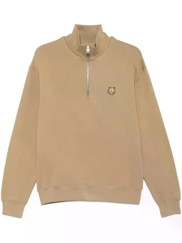 Maison Kitsuné Fox-motif Sweatshirt - Neutrals