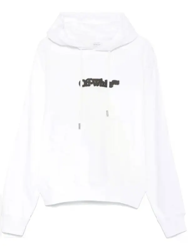 Off-White Arrows-motif Hoodie - White