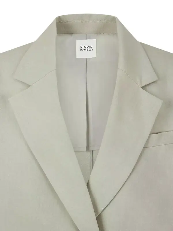 STUDIO TOMBOY Single-breasted Blazer - Grey