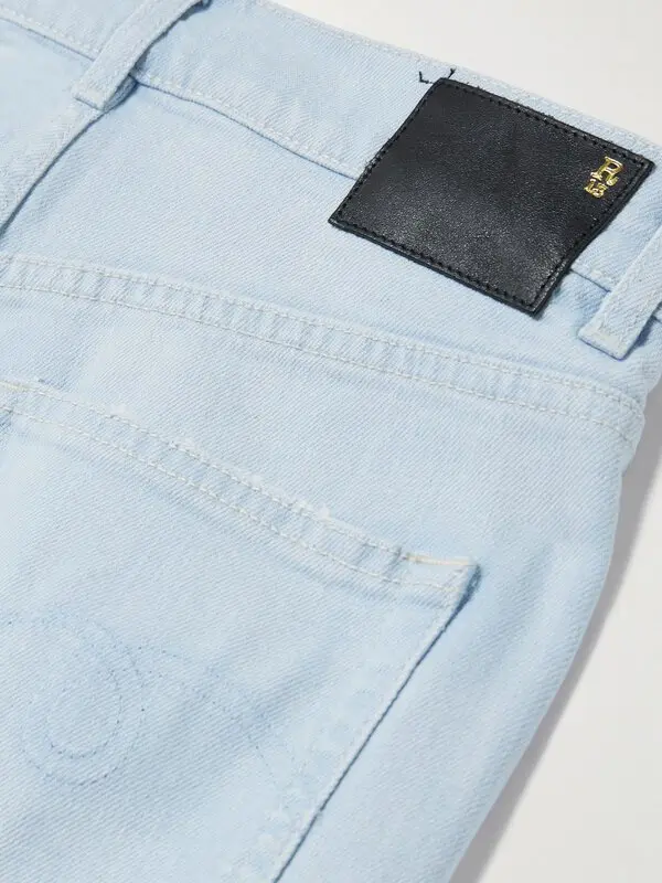 R13 Romeo Cropped Slim-leg Jeans - Blue