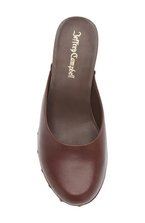 Jeffrey Campbell Cloguette Mule - Coffee