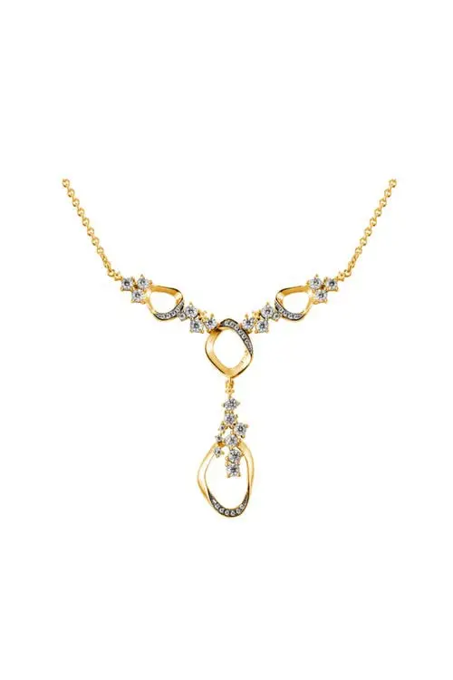 LUCY QUARTERMAINE Volcan Necklace - Gold Vermeil