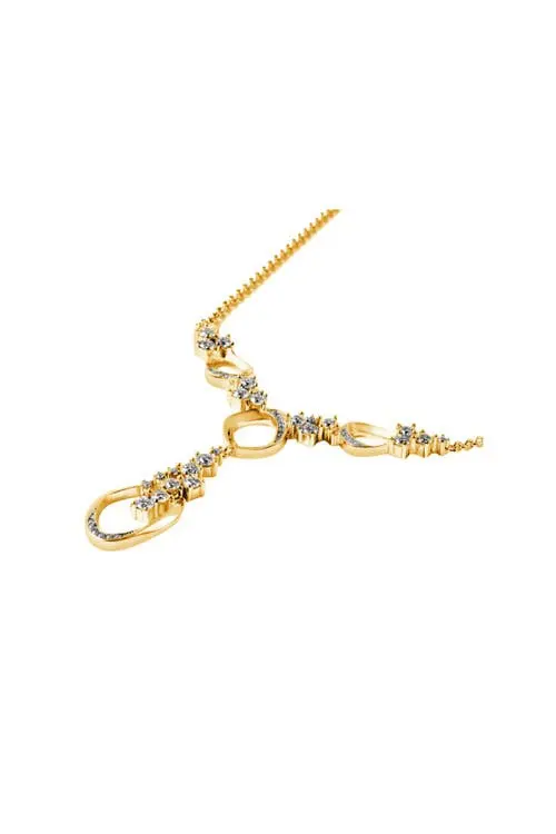 LUCY QUARTERMAINE Volcan Necklace - Gold Vermeil