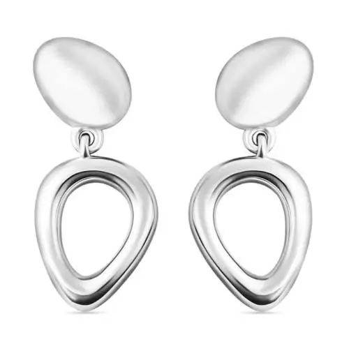 LUCY QUARTERMAINE Volcan Stud Drop Earrings - Sterling Silver