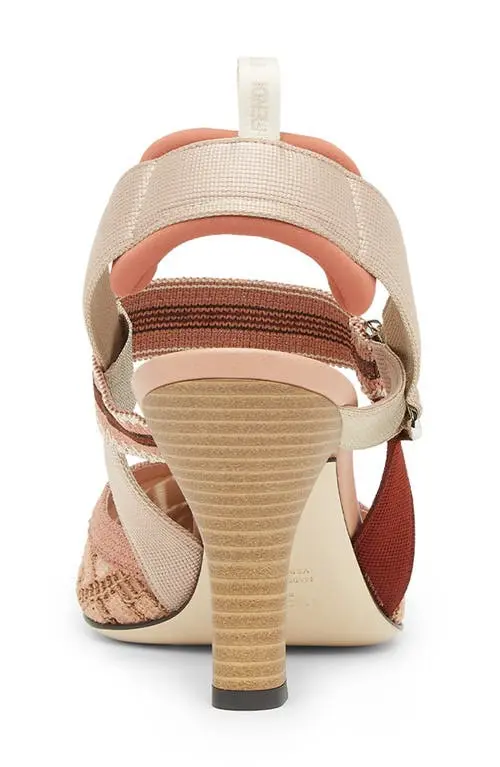 Fendi Colibri Slingback Pump - Rose