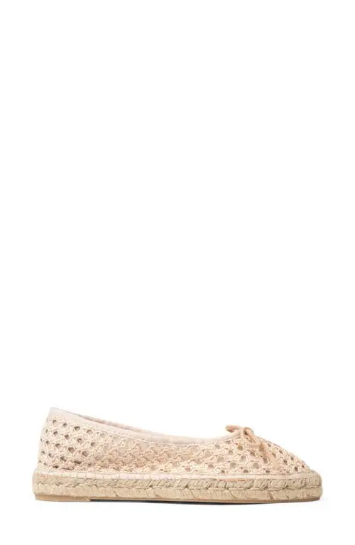 PATRICIA GREEN Sydney Ballet Flat - Natural Raffia