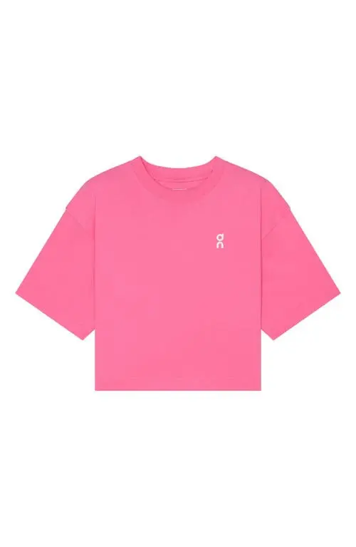 On Boxy Graphic T-shirt - Bubblegum