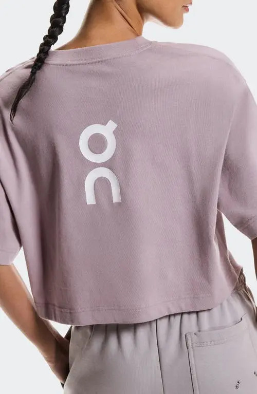 On Boxy Graphic T-shirt - Heron