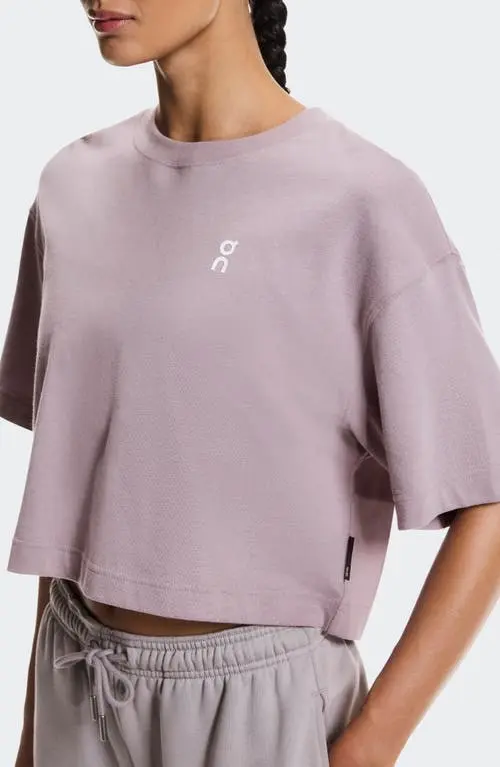 On Boxy Graphic T-shirt - Heron