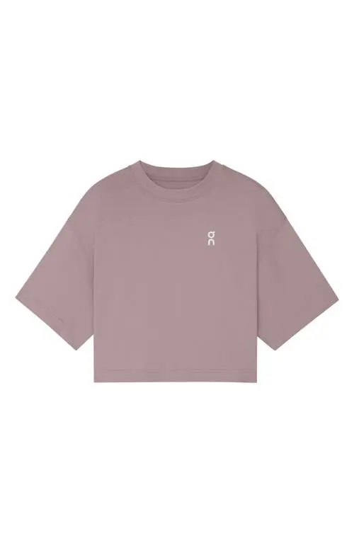 On Boxy Graphic T-shirt - Heron