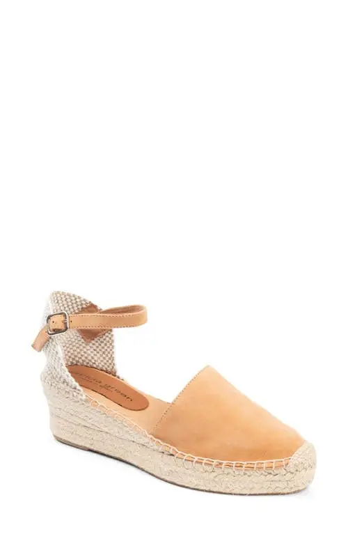 PATRICIA GREEN Sahara Espadrille Wedge - Tan Suede