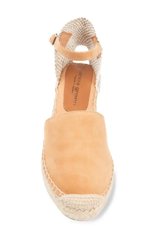 PATRICIA GREEN Sahara Espadrille Wedge - Tan Suede
