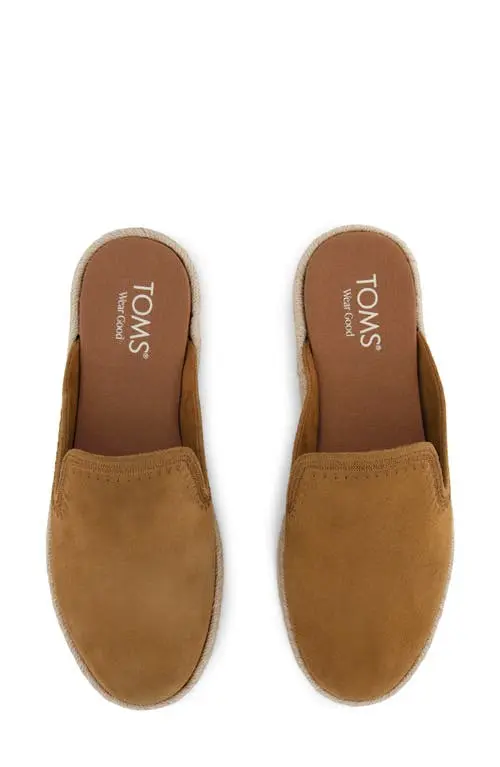 Toms Santiago Espadrille Mule - Medium Brown