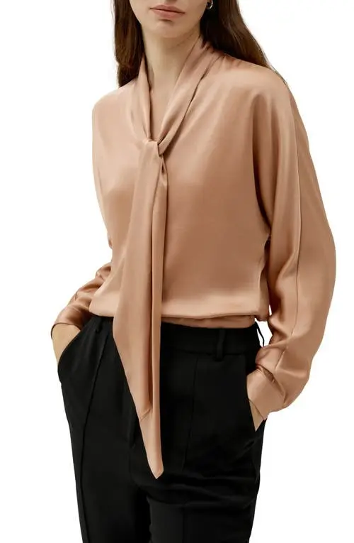 Lilysilk Bat Sleeve Silk Top