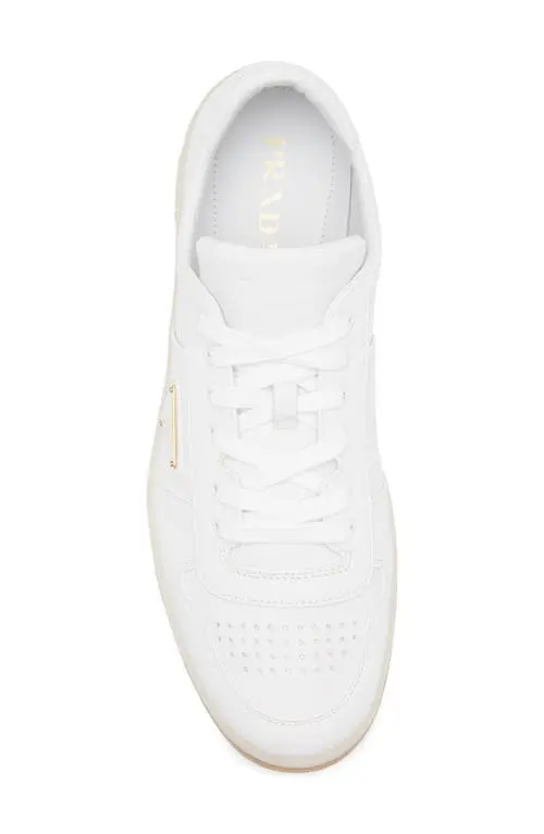 Prada Downtown Low Top Sneaker - Bianco
