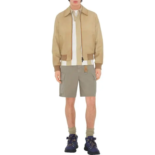 Burberry Cotton Twill Cargo Shorts