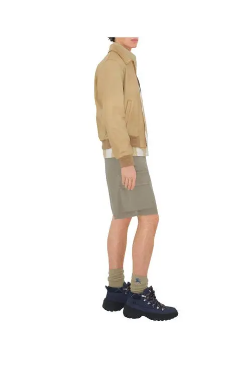 Burberry Cotton Twill Cargo Shorts