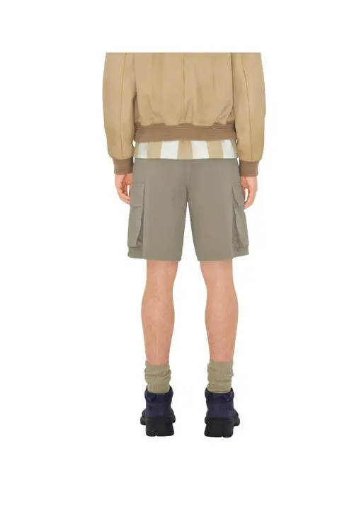 Burberry Cotton Twill Cargo Shorts