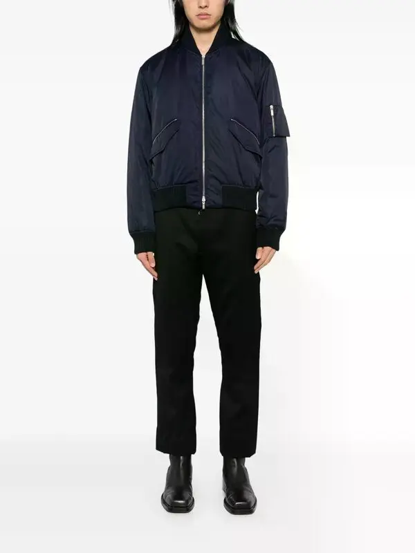 FERRAGAMO Zip-up Bomber Jacket