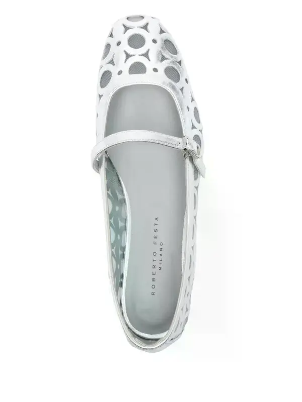 Roberto Festa Besset Ballet Flats - Grey