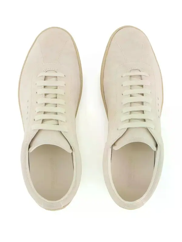 Giorgio Armani Suede Sneakers - Neutrals