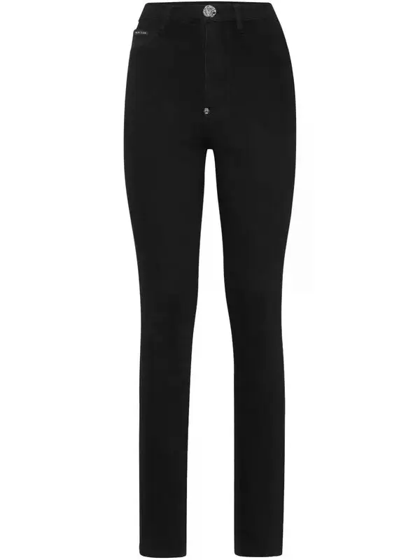 Philipp Plein High-waisted Jeans - Black