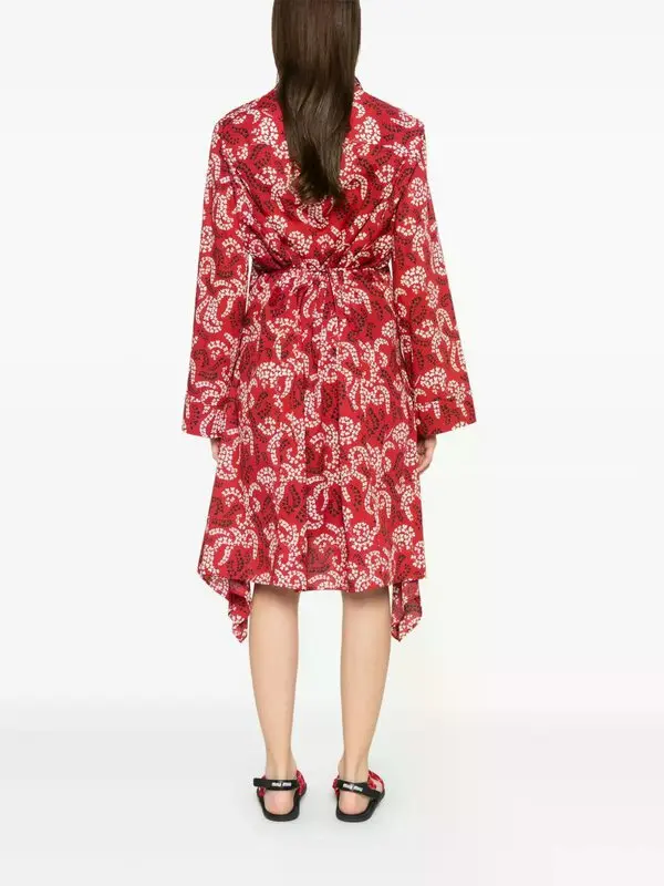 LANVIN Printed Midi Dress