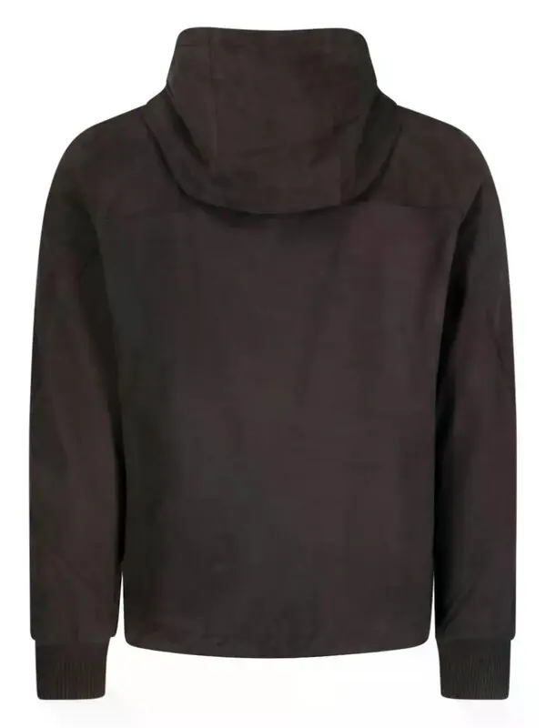 Zegna Leather Bomber Jacket