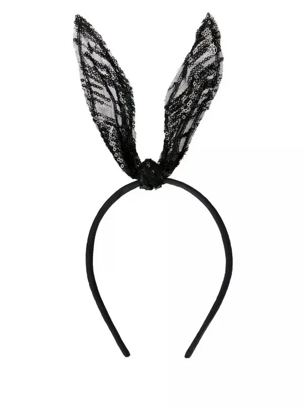 MAISON MICHEL Heidi Headband - Black