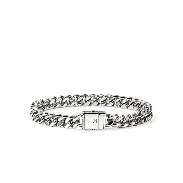 John Hardy Curb Chain Bracelet 7mm - Sterling Silver