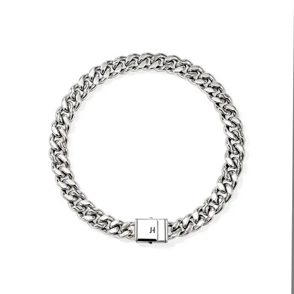 John Hardy Curb Chain Bracelet 7mm - Sterling Silver