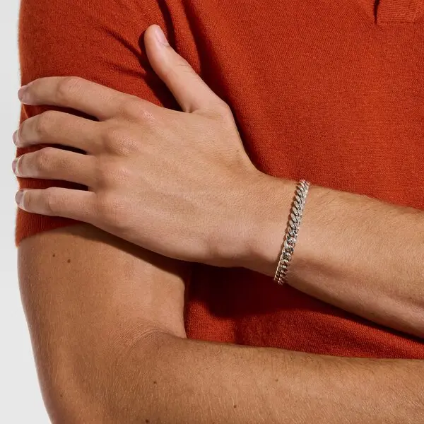 John Hardy Curb Chain Bracelet 7mm - Sterling Silver