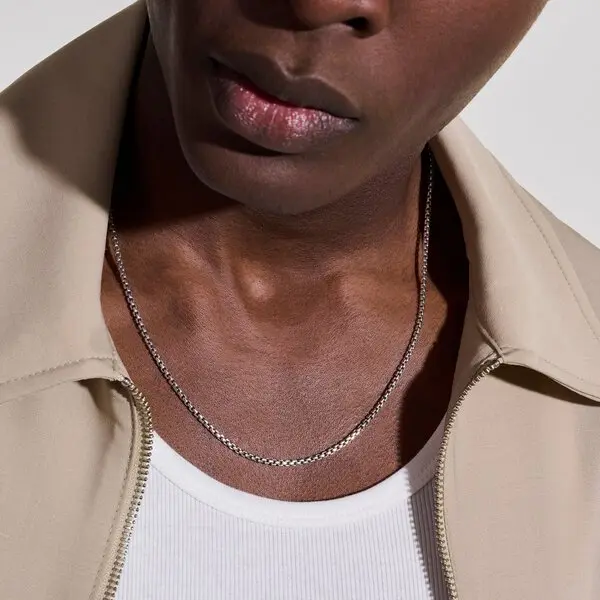 John Hardy Box Chain Necklace 2.7mm - Sterling Silver