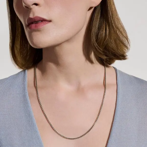 John Hardy Box Chain Necklace 2.7mm - Sterling Silver