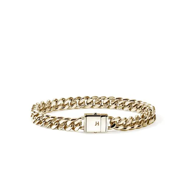 John Hardy Curb Chain Bracelet 7mm - Gold