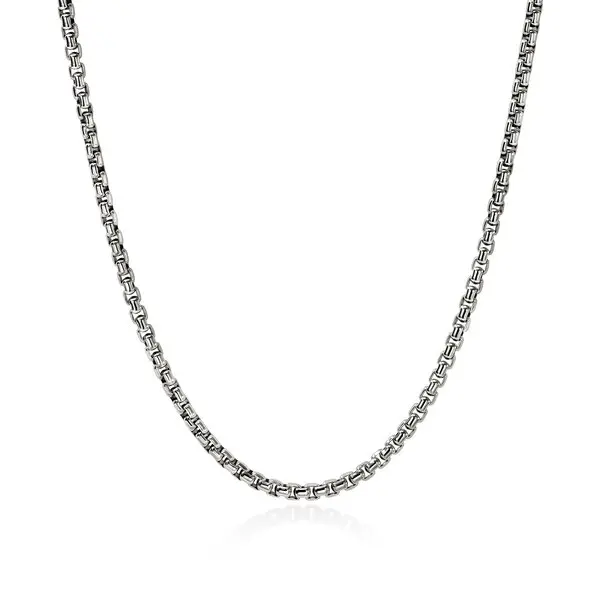 John Hardy Box Chain Necklace 3.7mm - Sterling Silver