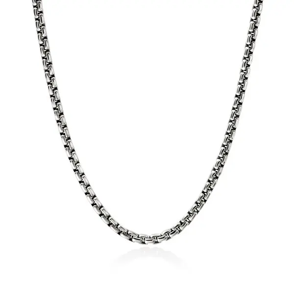 John Hardy Box Chain Necklace - Sterling Silver