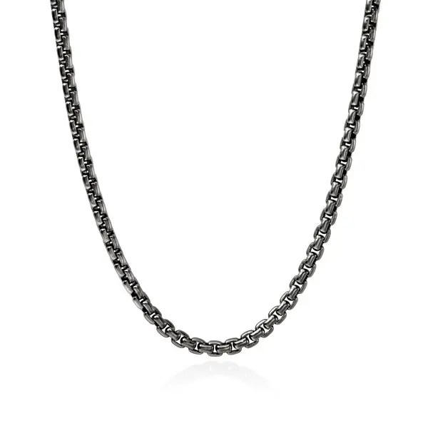 John Hardy Box Chain Necklace 6mm - Silver