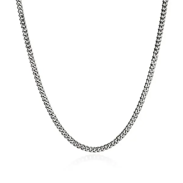 John Hardy Curb Chain Necklace 3.9mm - Sterling Silver