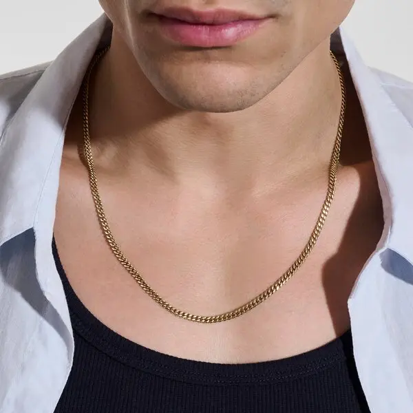 John Hardy Curb Chain Necklace 3.9mm - Gold