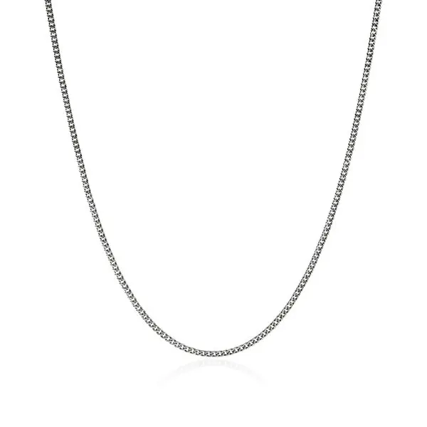 John Hardy Curb Chain Necklace 2.1mm - Sterling Silver