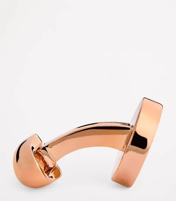 BABETTE WASSERMAN LONDON Rose Gold-plated Mother-of-pearl Cufflinks