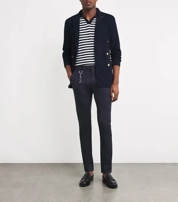 Paul & Shark Slim-fit Chinos With Charm