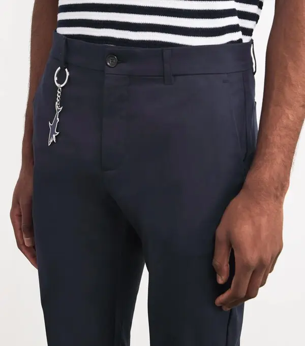Paul & Shark Slim-fit Chinos With Charm
