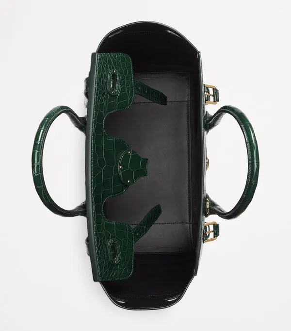Ralph Lauren Alligator Leather Ricky 33 Top-handle Bag