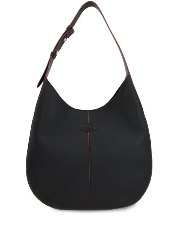 TOD'S Di Bag Small Leather Hobo Bag - Black