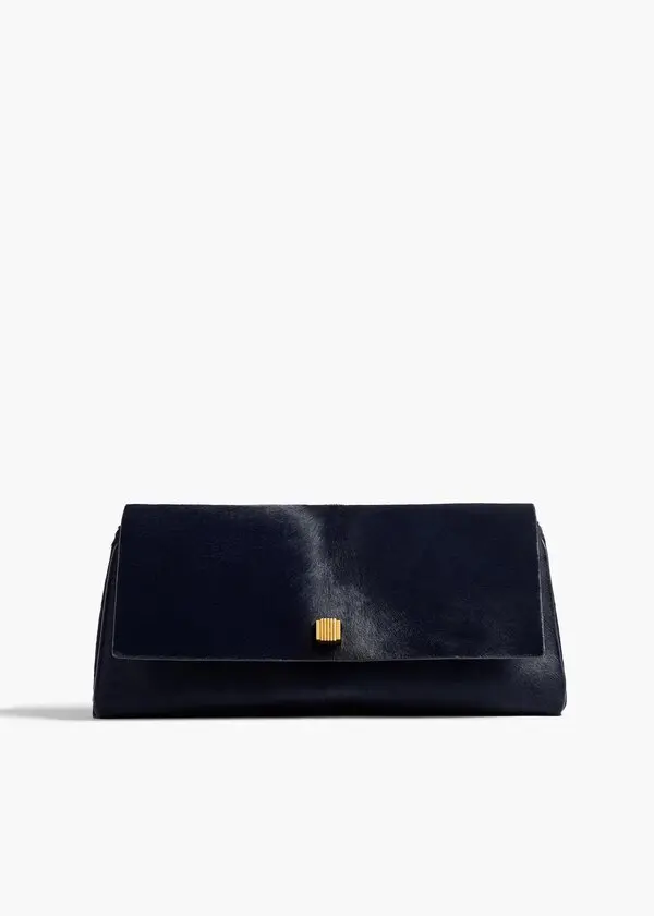 Khaite Audrey Clutch - Midnight Navy