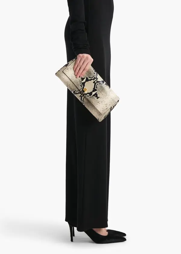 Khaite Audrey Clutch - Natural